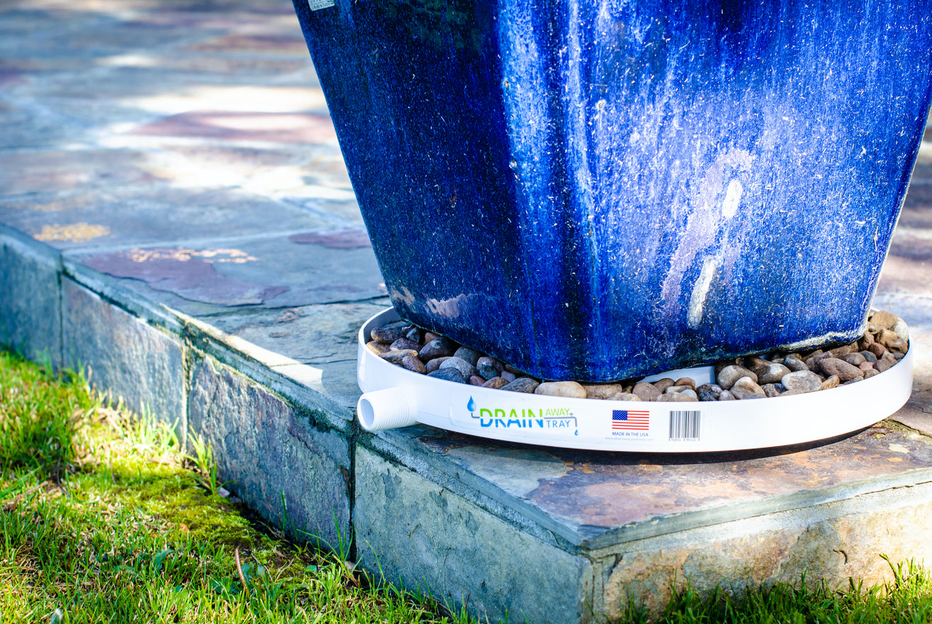 Drain Away Drain Tray | The Drain Away Drain Tray® | Plant Drain Tray